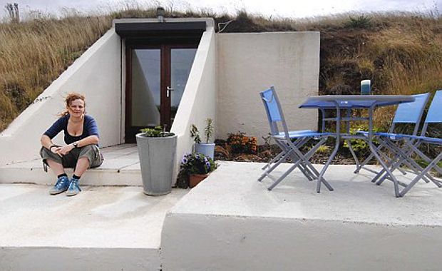 This Underground WWII Bunker Is Now A Beautiful Home With Skylights ...
