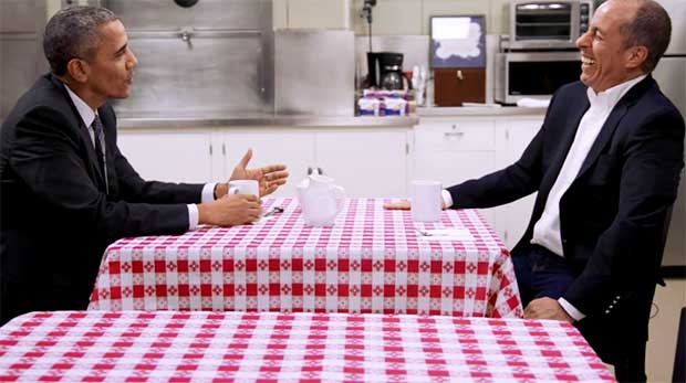President Obama, Jerry Seinfeld Take a Joyride on New 'Comedians in ...