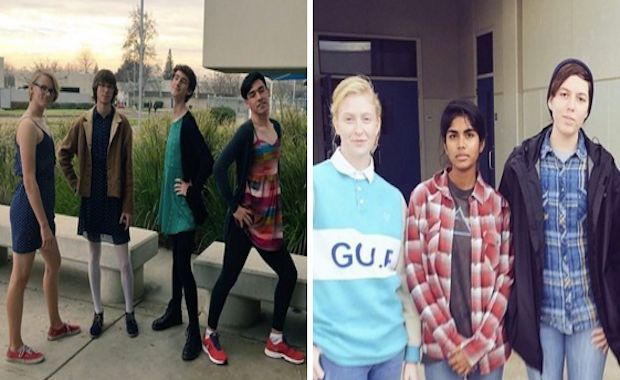 High School Boys Wore Dresses to School in Protest of the Dress Code ...