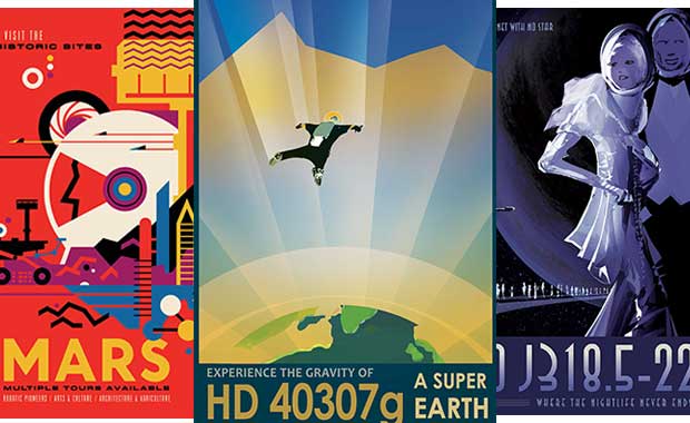 NASA Poster Art Series Will Make You Want to Space Travel - Your Daily Dish