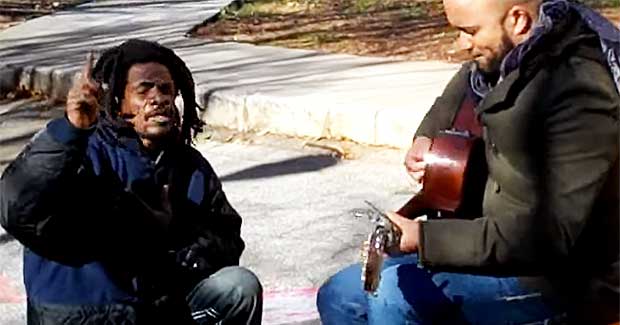 Homeless Man Wanders Into Music Video and the Results Are Magical ...