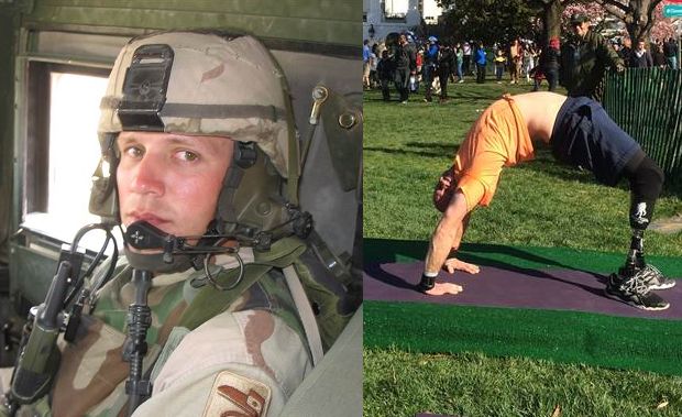 Double Amputee Iraq Veteran Now Helps Others Through Yoga - Your Daily Dish