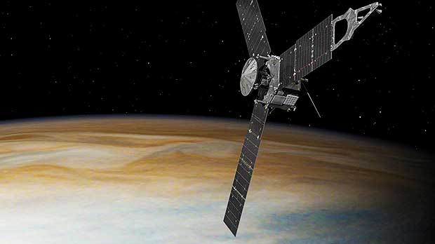 Juno Probe Enters Jupiter's Orbit Capping 5-Year-Long NASA Mission ...