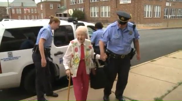 102-Year-Old Woman Arrested Voluntarily to Fill Her Bucket List - Your ...